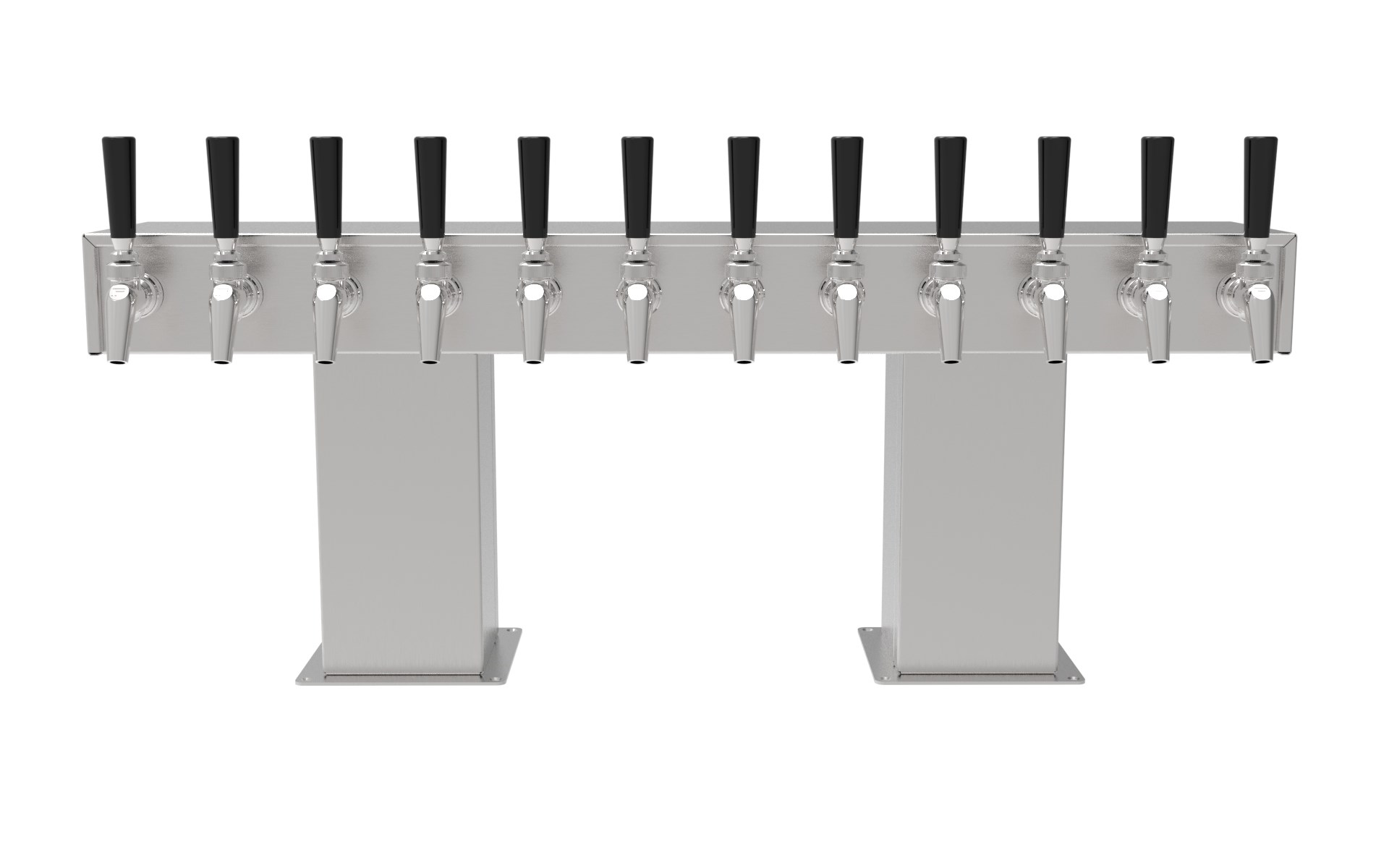 4006-8B-Bridge-Tee-Tower-for-Century-System-8-Faucets-in-Stainless-Steel