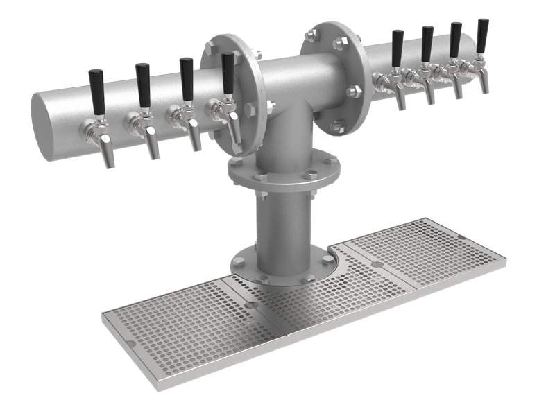 4061-12-Brew-Pipe-T-Shape-Tower-for-Century-System-12-Faucets-in ...